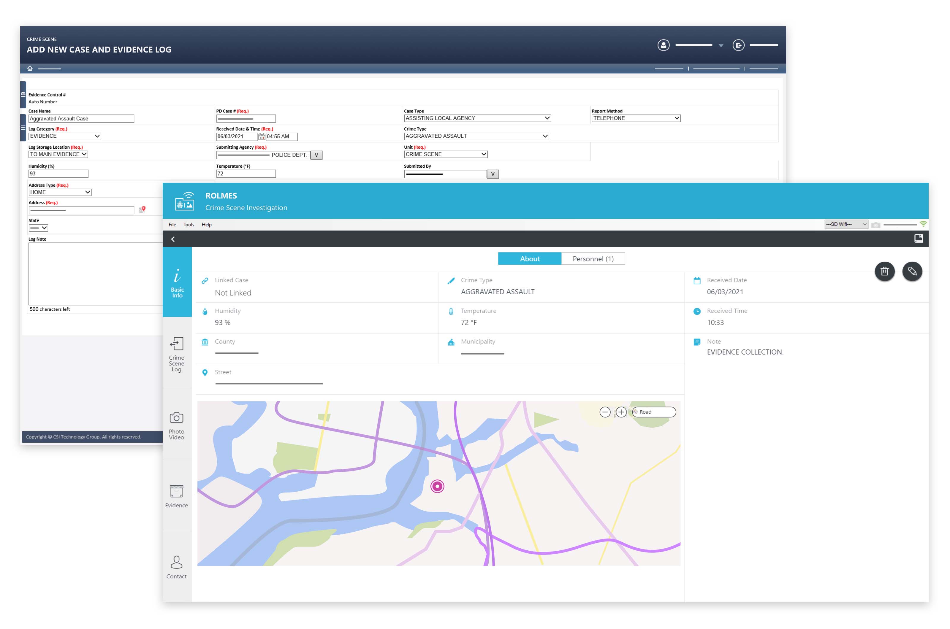 Crime Scene Evidence Log Sheet Digital Crime Scene Investigation